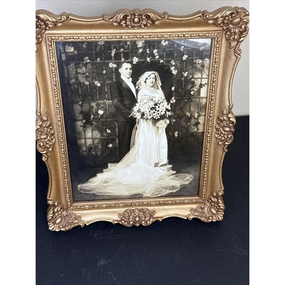 Art | Vintage 1933 Wedding Portrait Photo Framed Joseph Hazel Martenas ...